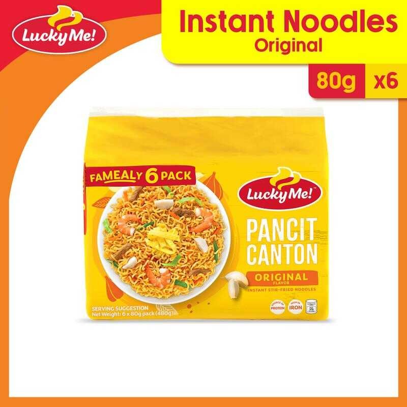 Lucky Me! Pancit Canton Original Multipack 80Gx6 | Shopee Philippines