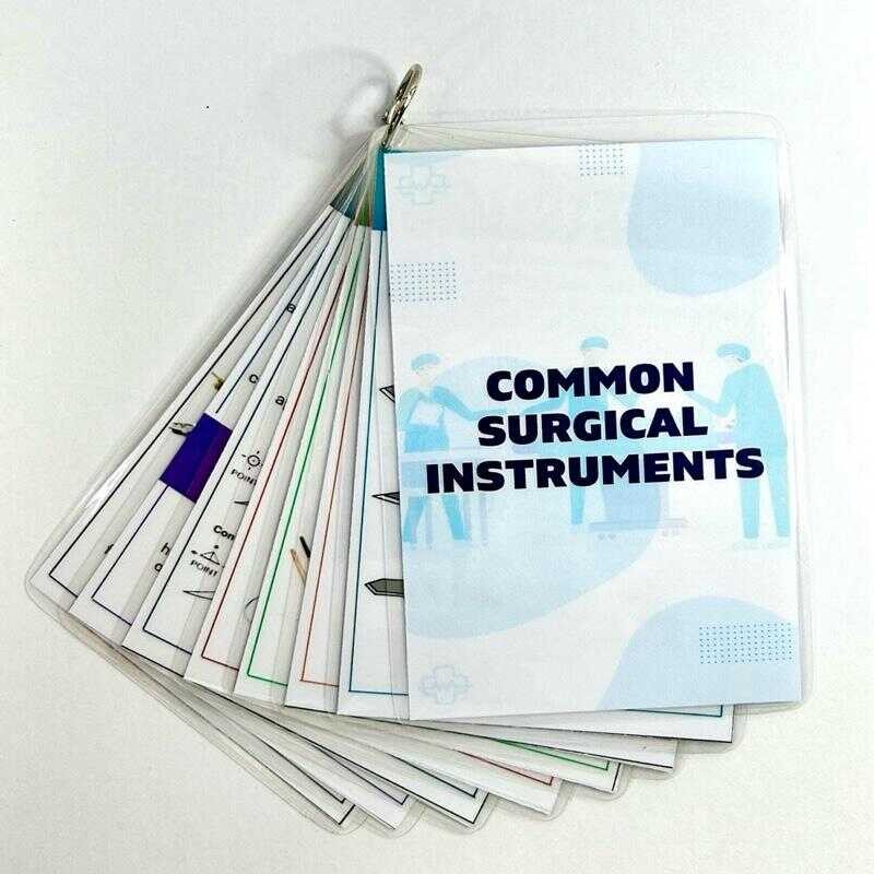 Surgical-Instruments Flashcards By Nursingnotes | Shopee Philippines