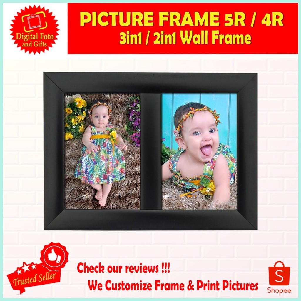 Picture Frame 5R ( 3 OPENING ) 4r (2 OPENING) | Shopee Philippines