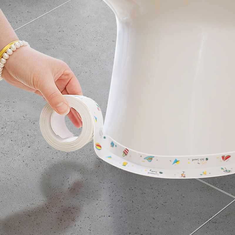 Toilet Edge Waterproof Edge Strip Beautiful Seam Sticker Mildew-Proof ...