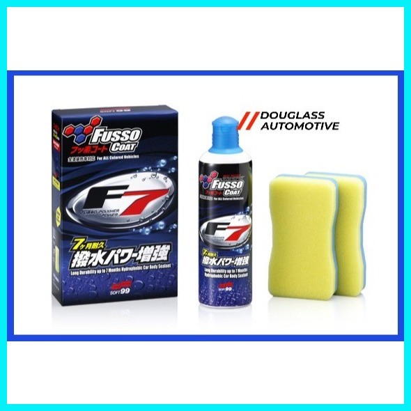 Soft99 Fusso Coat F7 All Colors 300ml Universal Liquid Wax Based