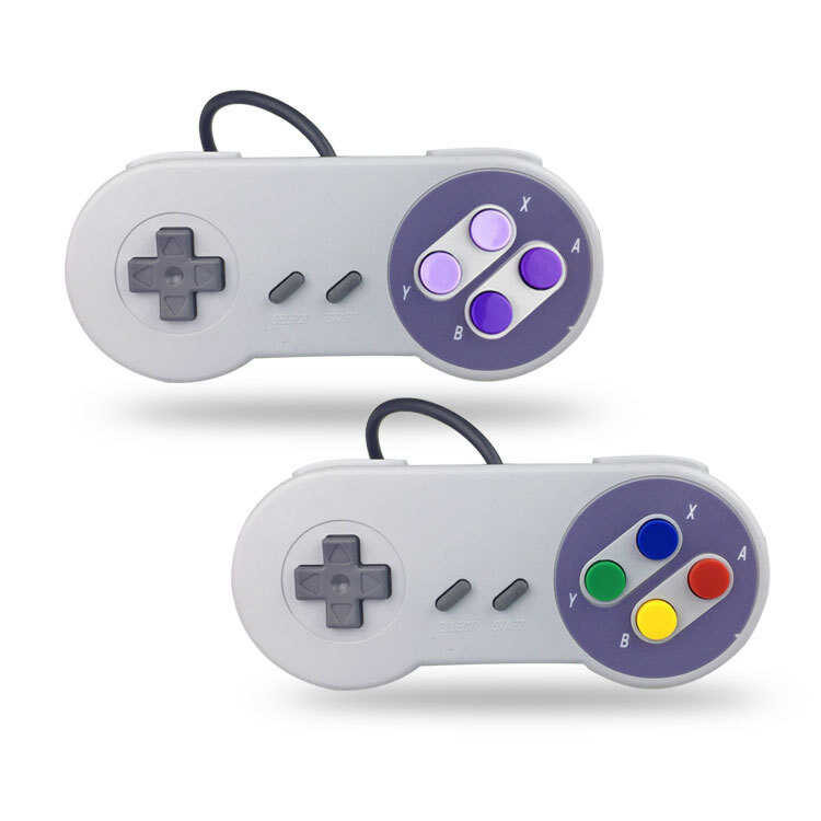 Ng ☀ Gaming USB Controller Nintend SNES Game Pad Para Windows PC Para ...
