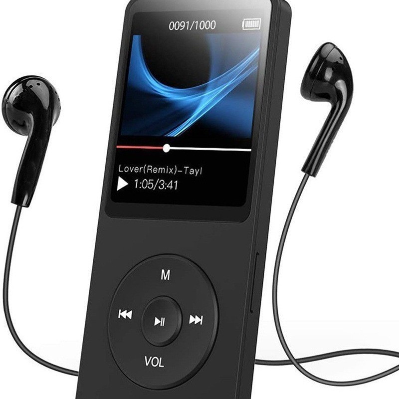 (PHI Stock) MP3 Player Built-in Speaker Portable Music Player 1.8 Inch ...