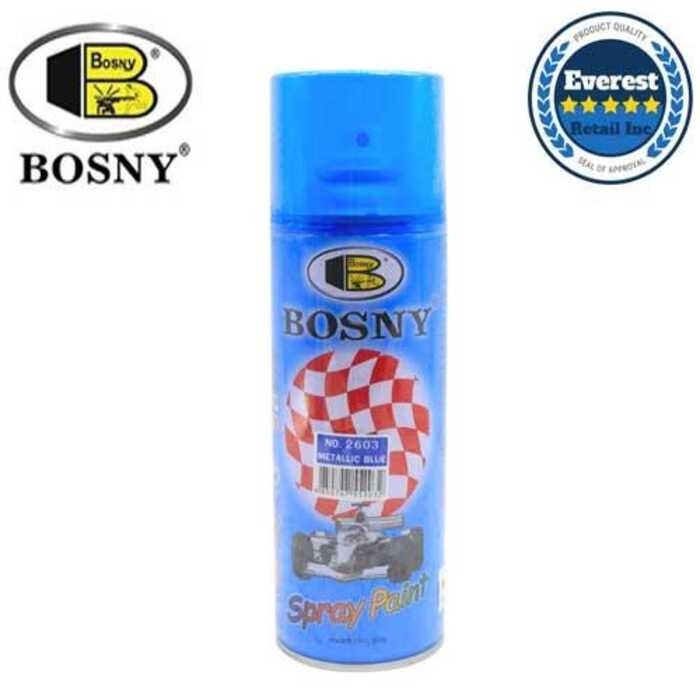 Bosny Metallic Spray Paint Blue No | Shopee Philippines