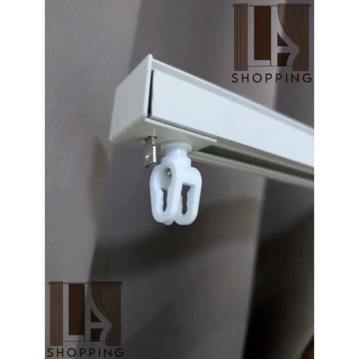 RIPPLE Fold(S-Fold) ALUMINUM Curtain Track Rail(Ceiling Wall Mounted ...
