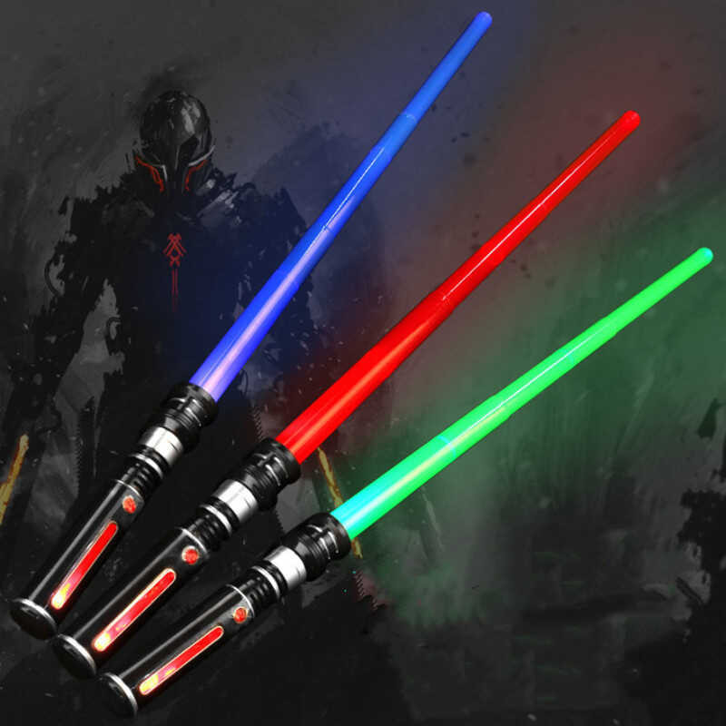 Star Wars Lightsaber Toys LED Light Sound Sword Jedi Luminous Darth ...
