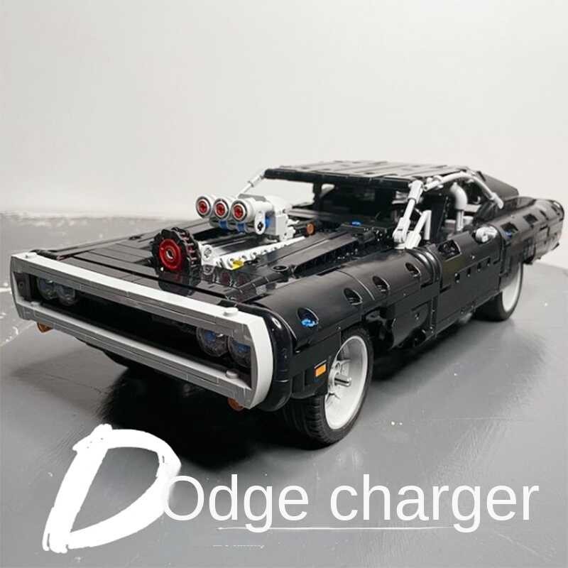 Dodge 1077Pcs Technical Charger Racing Car Building Bloc Model In Movie ...