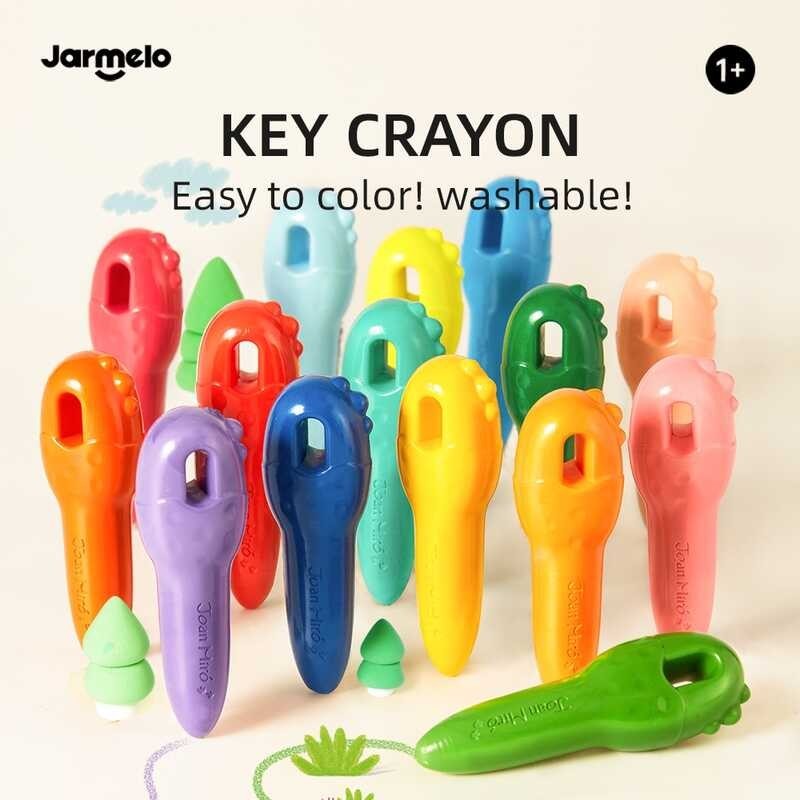 Joan Miro Key Crayon 1-3Y Baby Drawing Kit Washable Safe Crayons, With ...
