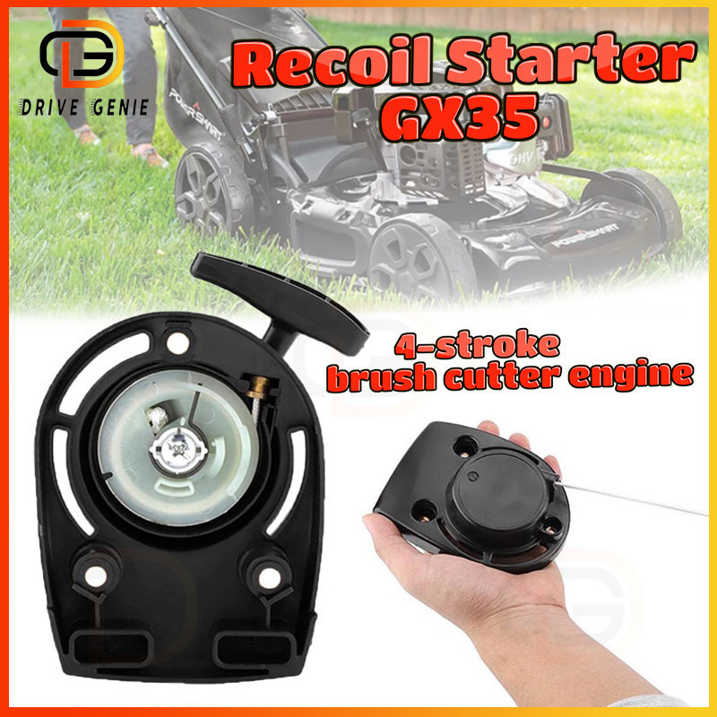 GX35 Mower Recoil Pull Starter Universal 4 Stroke Engine Starter Brush ...