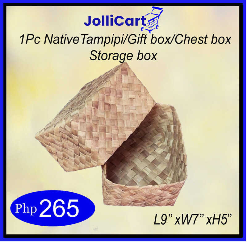 JolliCart 1Pc Native Tampipi/Gift box/Storage box/Chest L9''xW7"xH5 ...