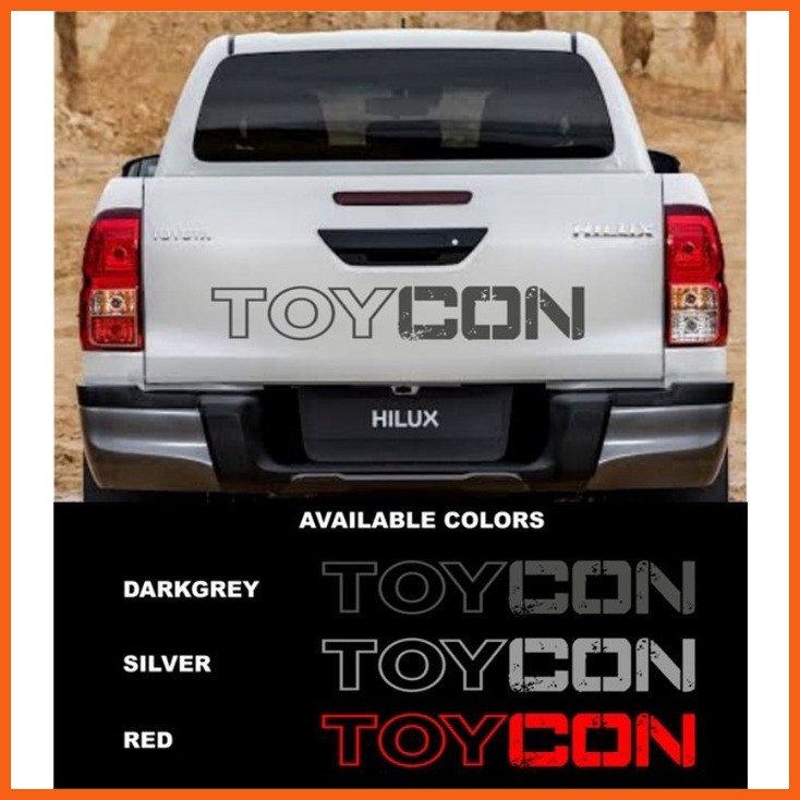 Toyota Conquest (TOYCON) Tailgate Sticker | Shopee Philippines