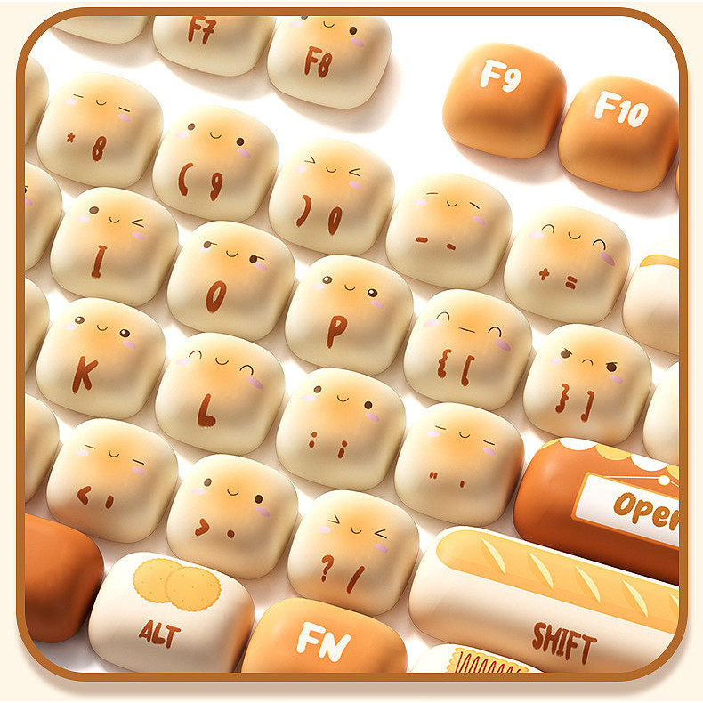 Keycap AKKO Mantou Paradise Introduction MOG Bread Wonderland 138 ...