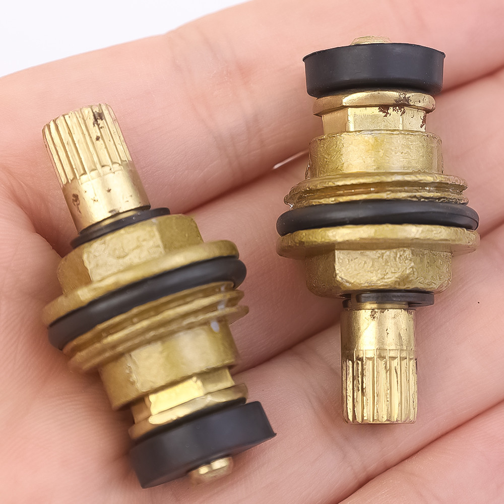 Replacement Tap Valves Brass - Kitchen Bathroom Slow Opening Faucet ...
