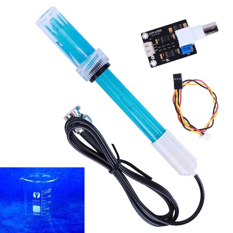 Electrode Sensor 0-14 BNC Socket Probe for Experiment Lab Pool Water ...