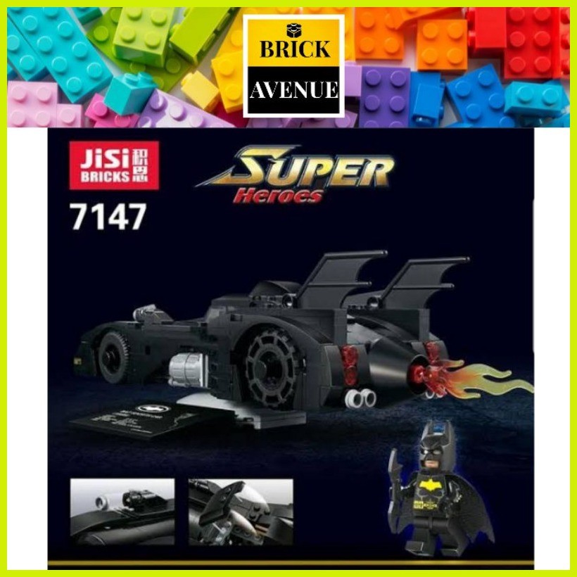 ๑ ☋ BATMAN BATMOBILE Building Blocks Toy JISI 7147 (Brand New) | Shopee ...