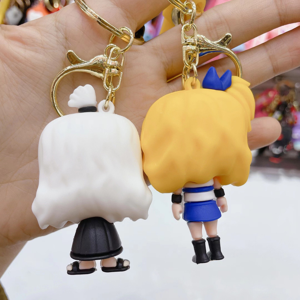 Cartoon Fairy Tail Keychain Lucy Wendy Mabel Naz Gray Hobby Doll Car ...