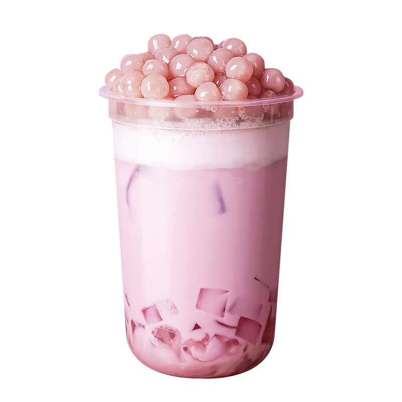 500/700Ml 100Pcs/Pack Disposable Bubble U-Shaped Boba Tea Cups Plastic ...