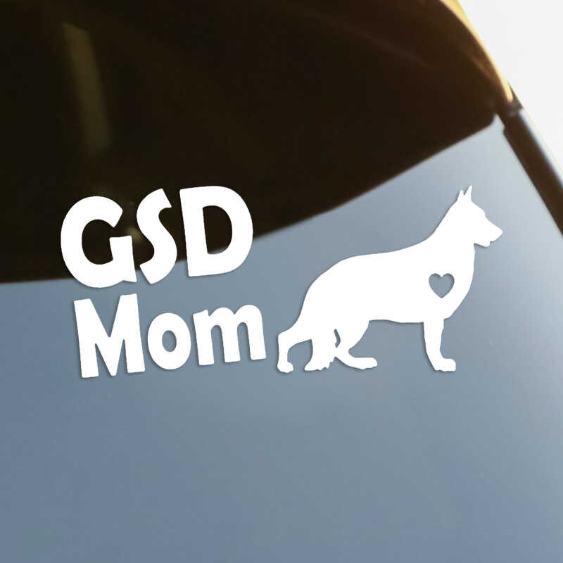 German GSD Mom Shepherd Dog Die-Cut Vinyl Decal Sticker Waterproouto ...