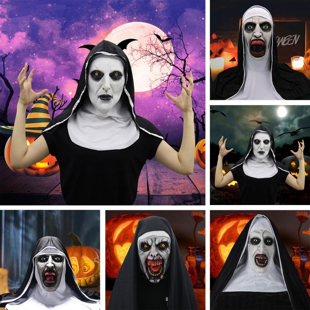 1 Set Emulsion Headgear Halloween Thriller Cosplay Costume The Horror ...