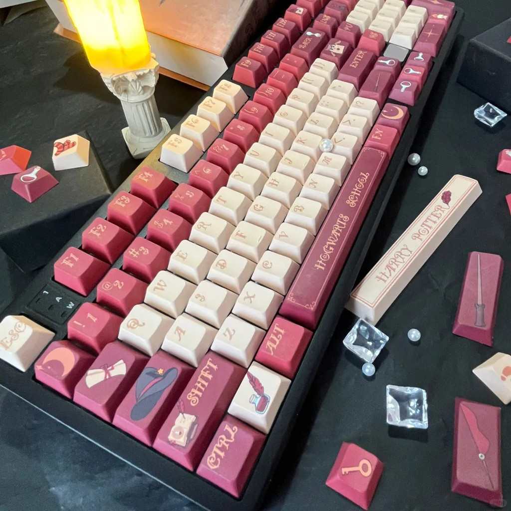 Gryffindor Keycaps Cherry Profile PBT Keycap Five-sided Sublimation ...