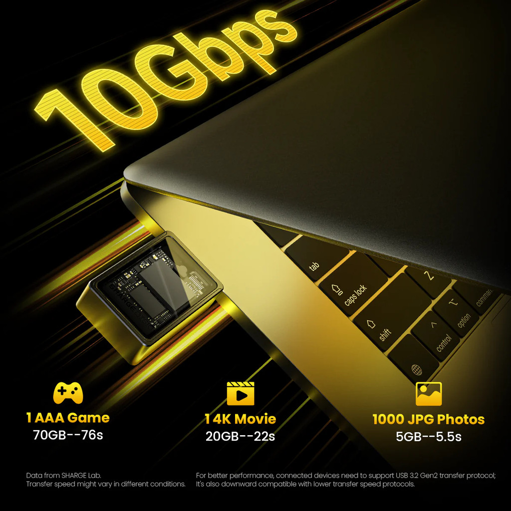 SHARGE M2 SSD Case,Ssd Enclosure,Hard Disk External,ps5,PCI-E M.2 SSD ...