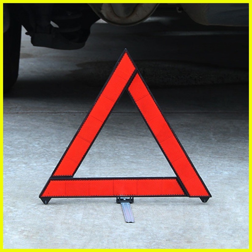 Car Vehicle Emergency Breakdown Warning Sign Triangle Reflective Road ...