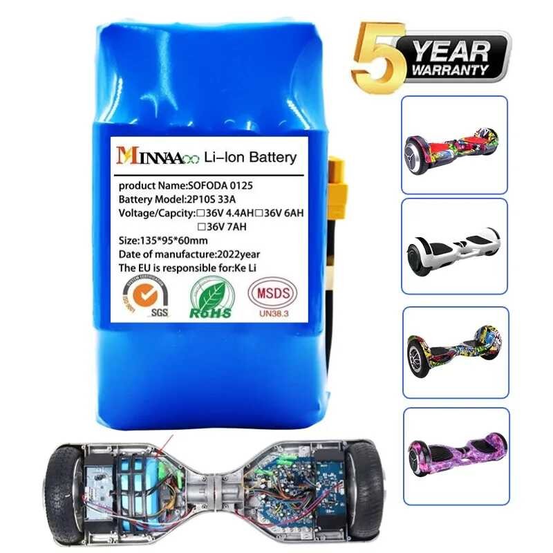 100% Original 36V 12.0Ah Lithium Battery Replacement For Electric Self ...