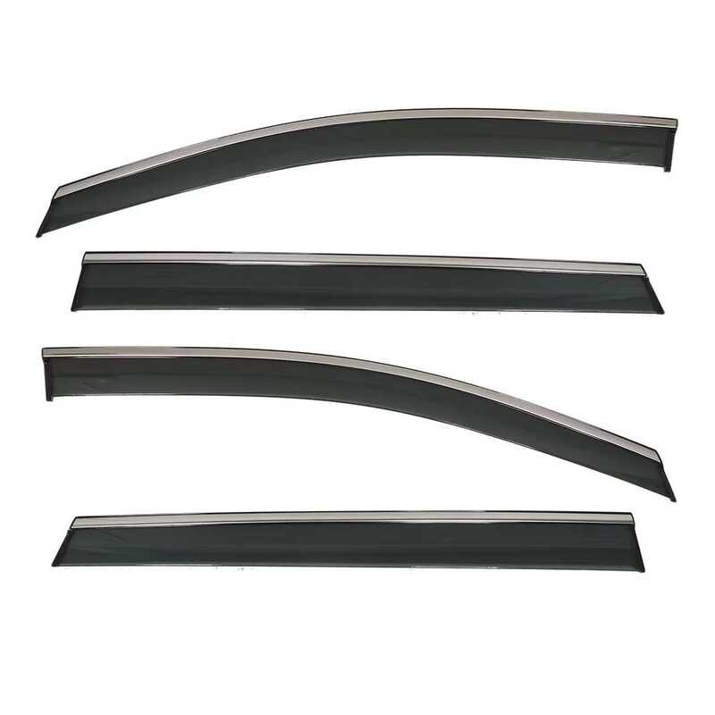 CAR WINDOW WIND DEFLECTOR WEATHER SHIELD SUN VISOR RAIN GUARD SIDE DOOR ...