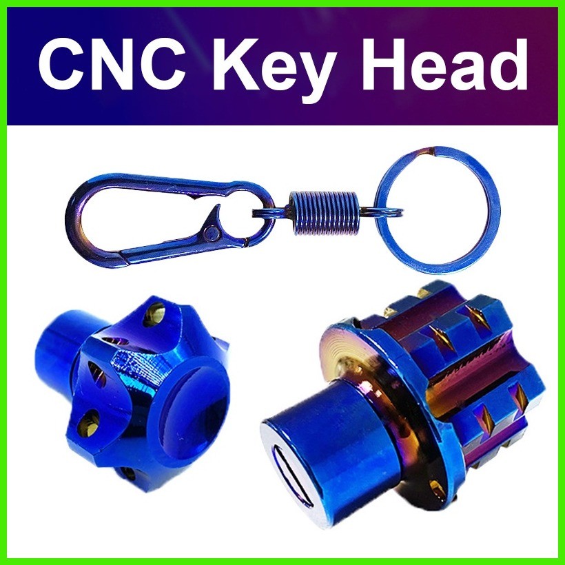 Universal Motorcycle CNC Modified Key Cover CNC Key Bit Hexagon Key Tip ...