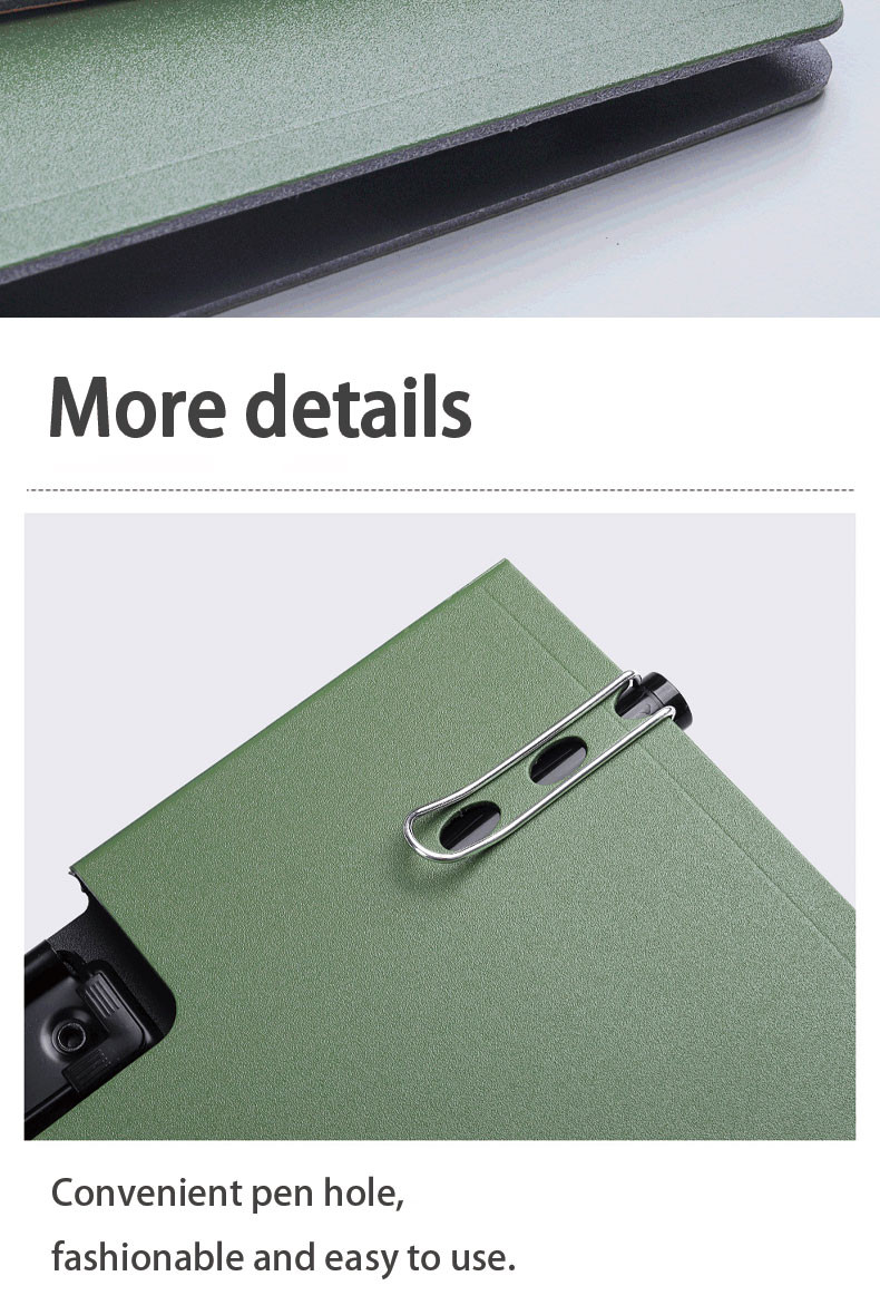 A4 Large Foldable Clipboard with Cover - File Organizer Clip Folder ...