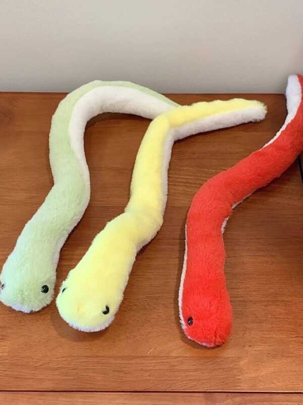 Cute Little Snake Plush Toy Year Of The Snake Mascot Stuffed Doll Green ...