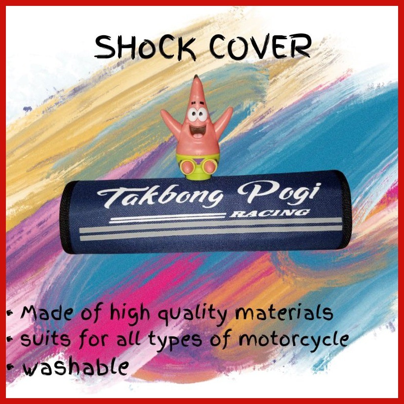 Takbong Pogi Racing Universal Shock Cover | Shopee Philippines