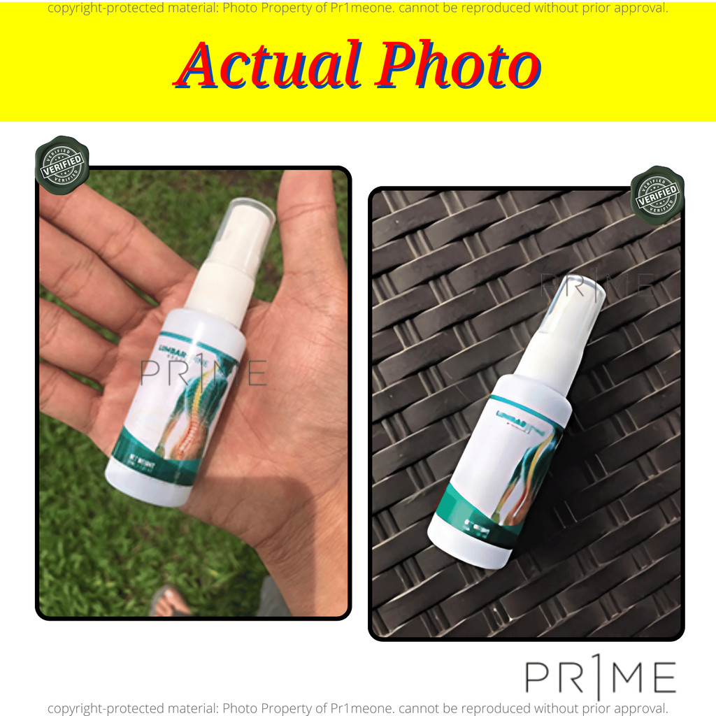 Lumbar Spine Relief Spray Original for Instant Pain Relief l Relieves ...