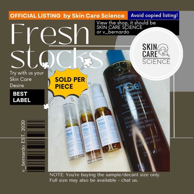 Neutrogena T/Gel Therapeutic Shampoo Sample size | Shopee Philippines