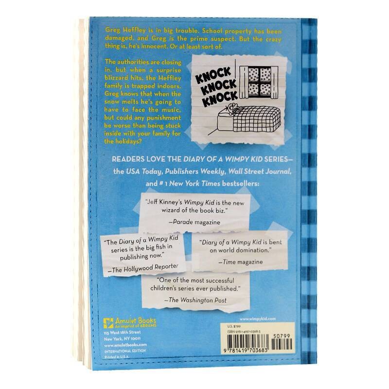 Original English Version Diary of a Wimpy Kid Book 6 Cabin Fever Autism ...