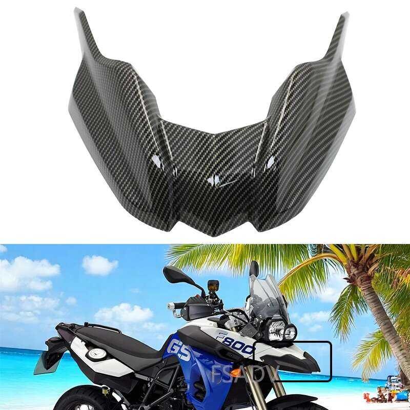 Motorcycle Carbon Front Wheel Fender Beak Nose Cone Extension Cowl ...
