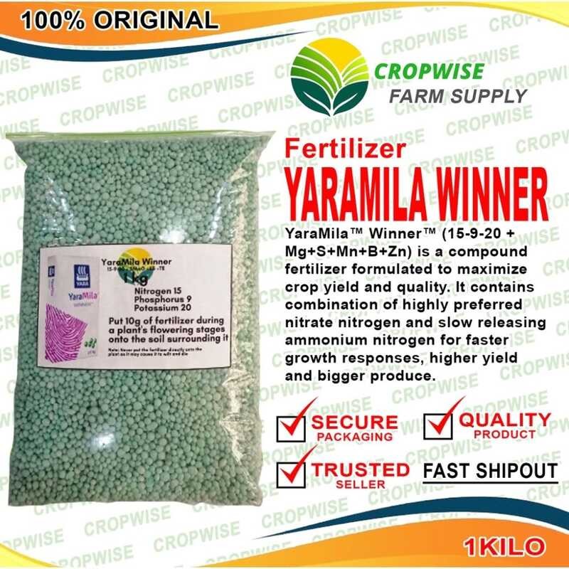 Yara Winner Fertilizer 1Kg (Repacked) 185 | Shopee Philippines
