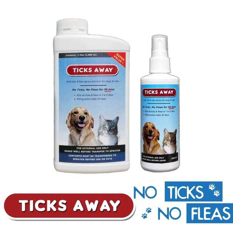 D7e9 Ticks Away 1 Liter Value Pack Plus 100Ml Bottle Anti Tick ...