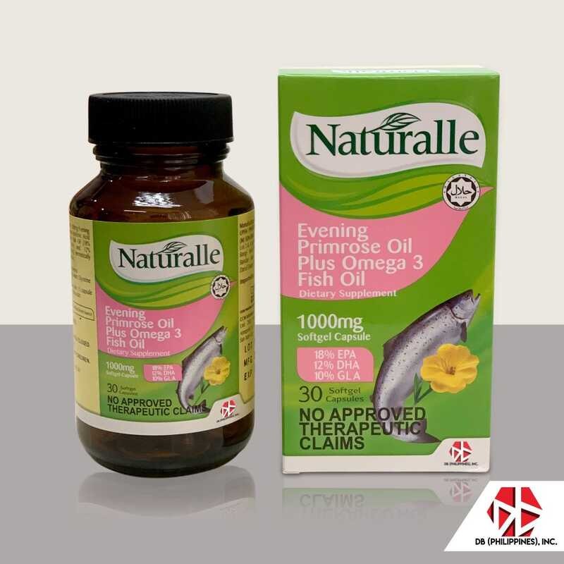 Naturalle Evening Primrose Oil + Omega-3 Fish Oil X 30'S 751 | Shopee ...