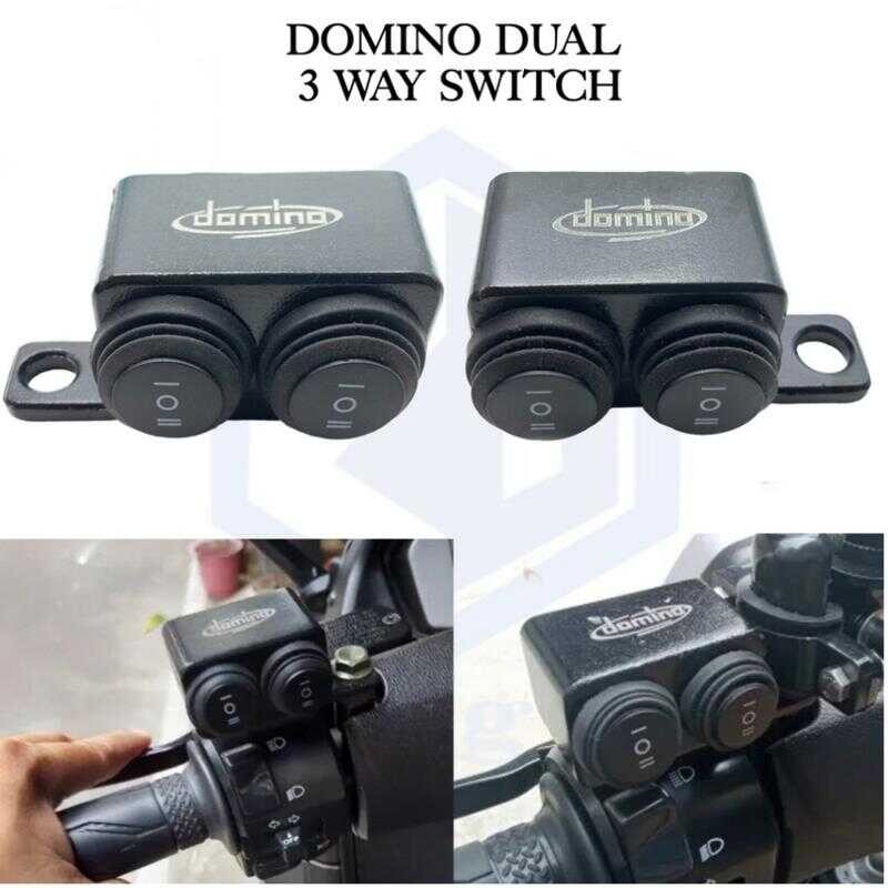 Domino Dual 3-Way Switch V2 Universal Side Mirror Mount Plug & Play ...