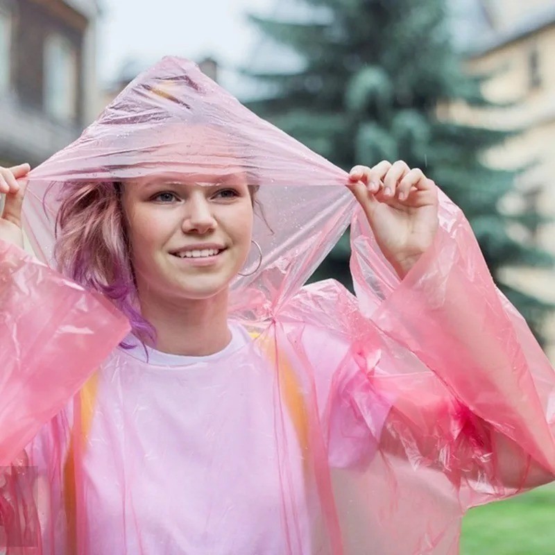 Foldable Raincoat in Ball Shape | Portable Emergency Rain Gear for ...