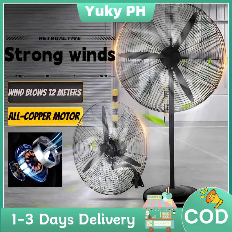 Big Industrial Electric Inverter Stand Heavy Duty Wall Fan Wall Mounted ...