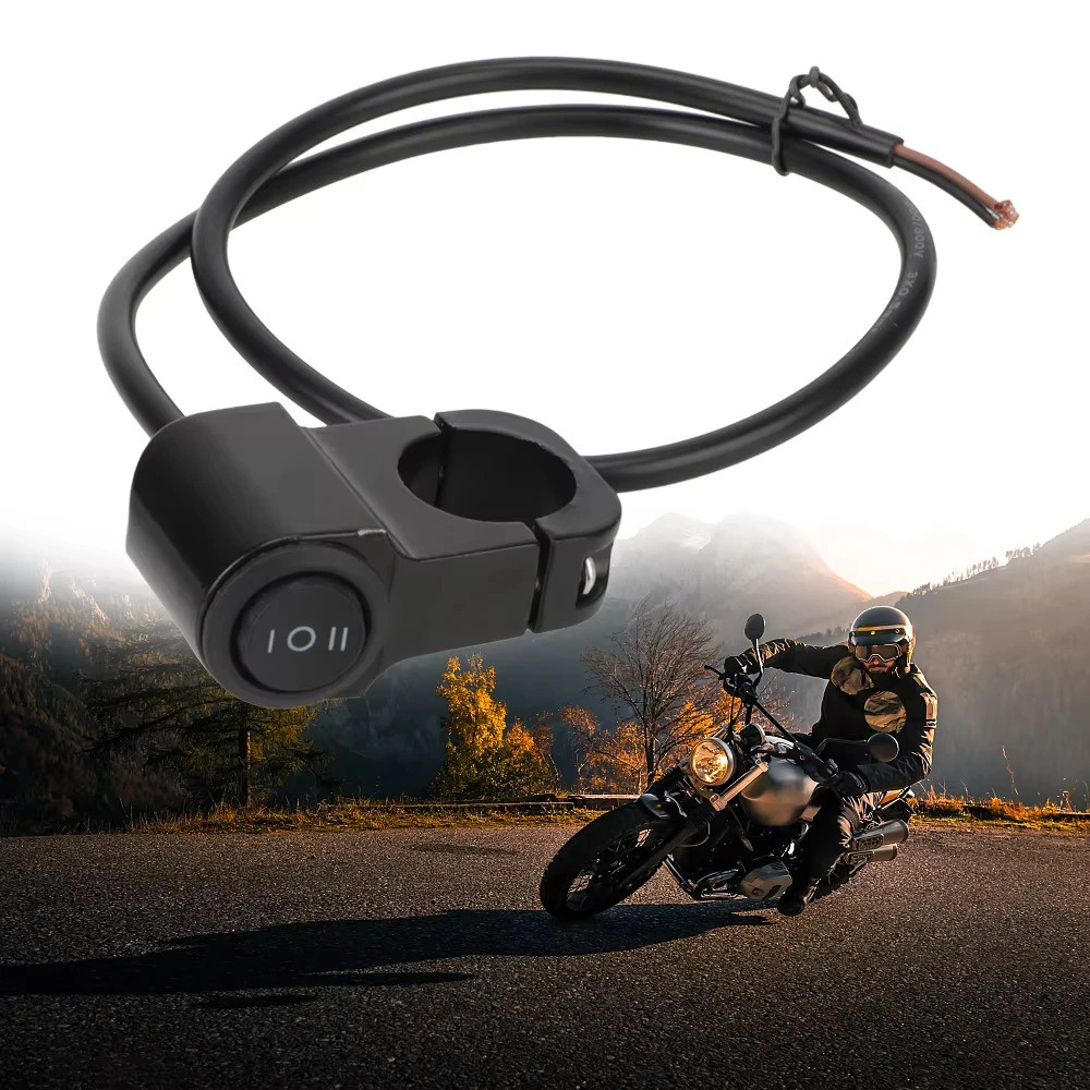 Universal Motorcycle 3 Way Switch ON OFF Mini Driving Light Switch With ...