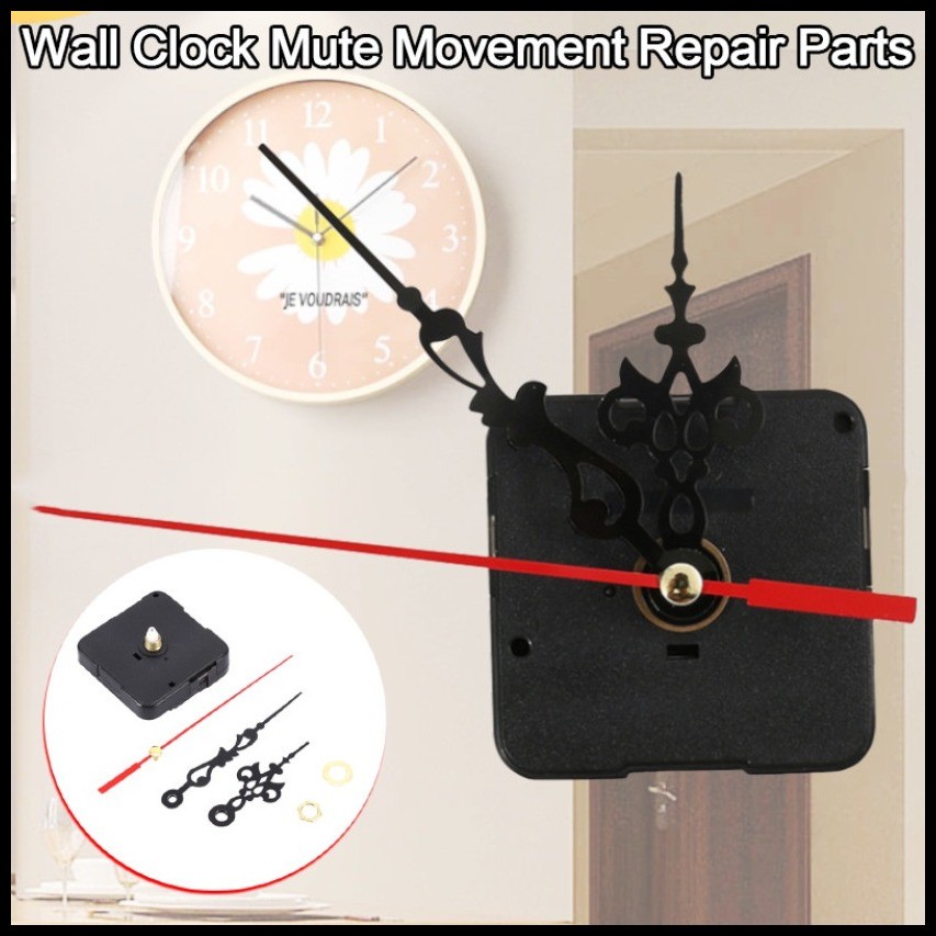Wall Clock Mute Quartz Movement Repair Parts Replace Sets Include DIY ...