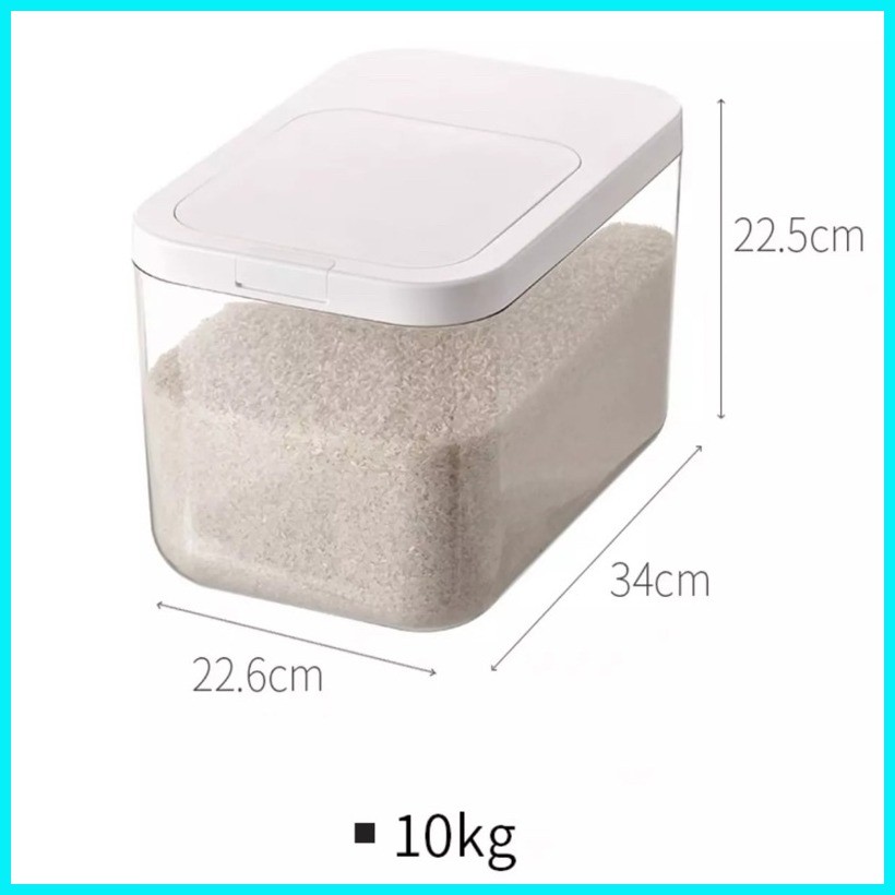 Rice Bucket Rice Container Sealed Rice Box Flour Storage Rice Storage ...