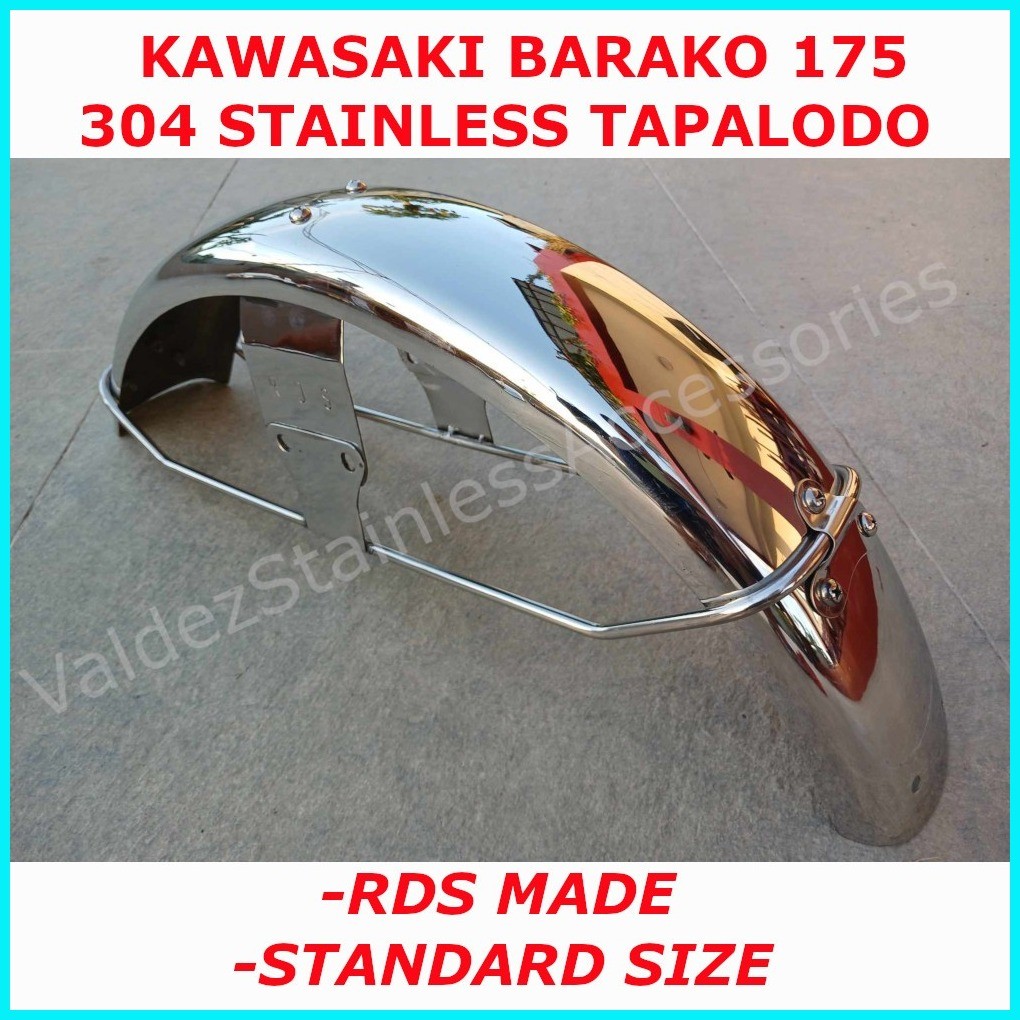 RDS BARAKO 175 FRONT FENDER , TAPALODO HARAP, 304 STAINLESS STANDARD ...