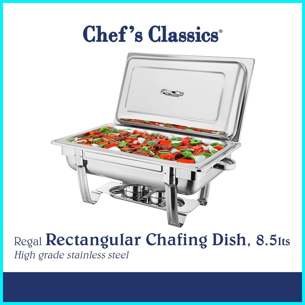 Chef's Classics Regal Stainless Steel Rectangular Buffet Chafing Dish ...