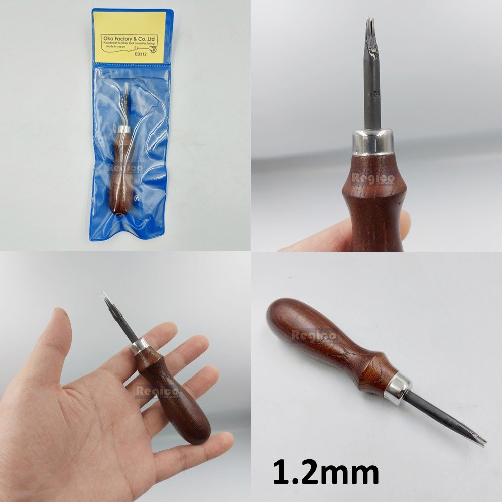 Oka Leather Edge Beveller Leatherworking Leather Craft Tools OKA Regico ...