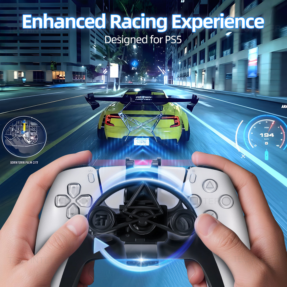 Mini Steering Wheel for PS5 Game Controller Remote Control Accessory ...
