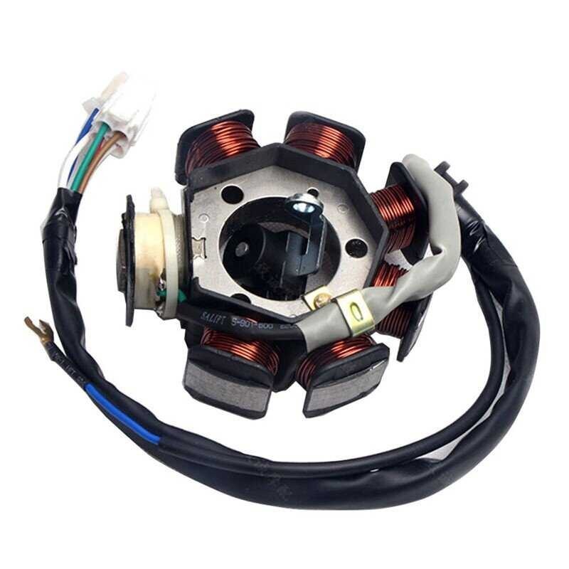 Motorcycle YBR125 Inner Rotor Kit Stator Magneto Coil para Yamaha 125Cc ...